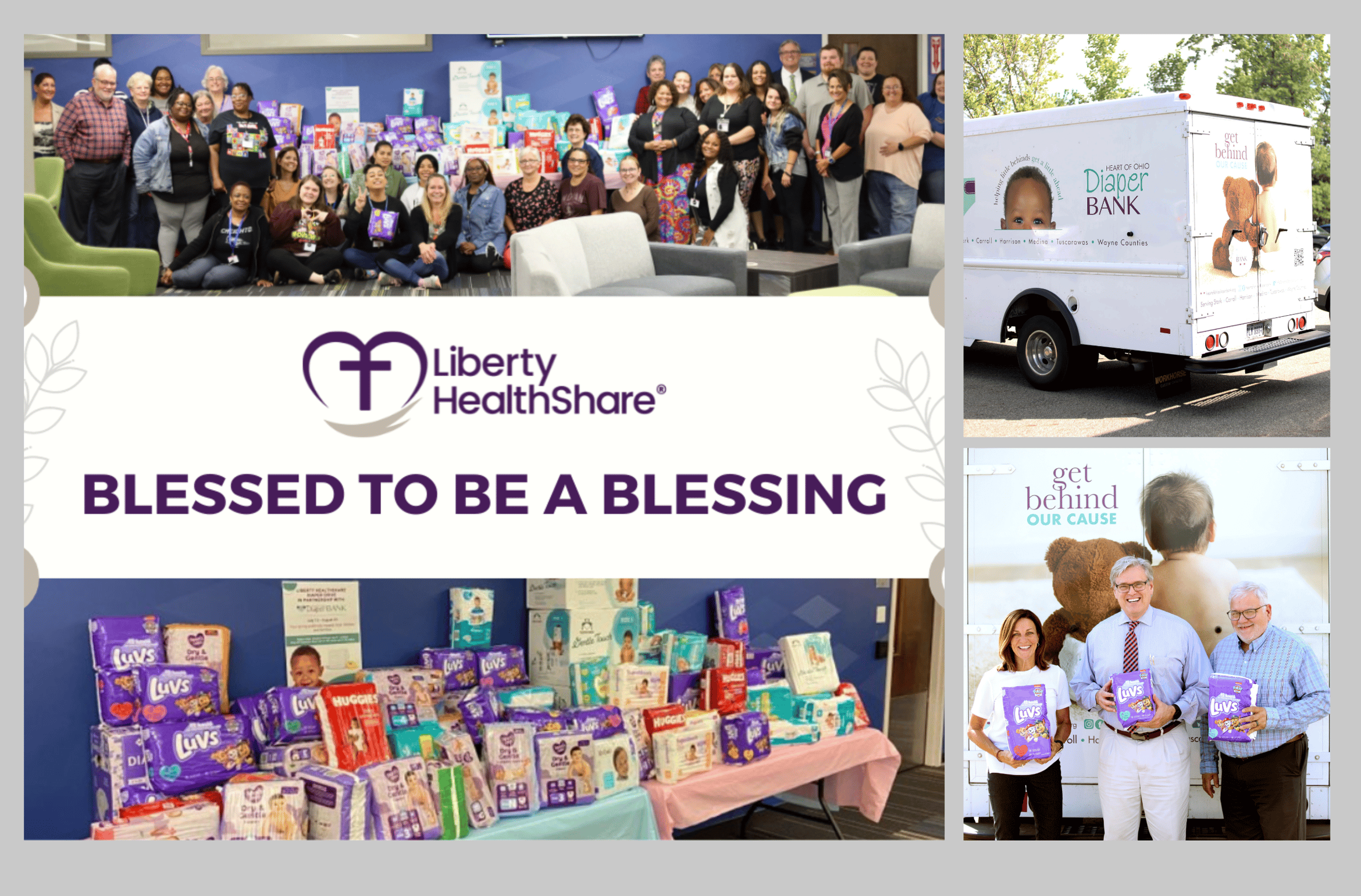 Liberty HealthShare Employees Support Canton-Area Diaper Bank